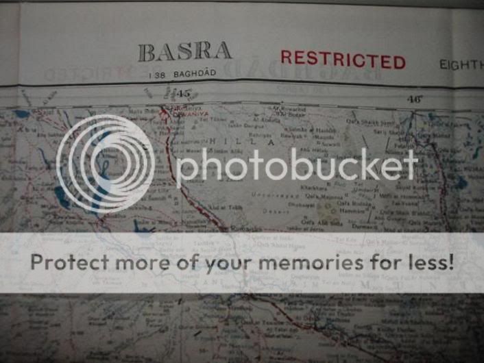 Silk Escape & Evasion map for sale IRAQ (Baghdad/Basra ...