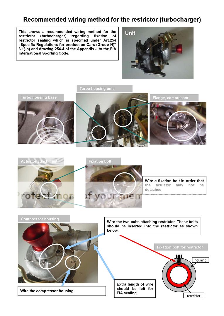 Attaching a turbo restrictor.... | Special Stage Forums