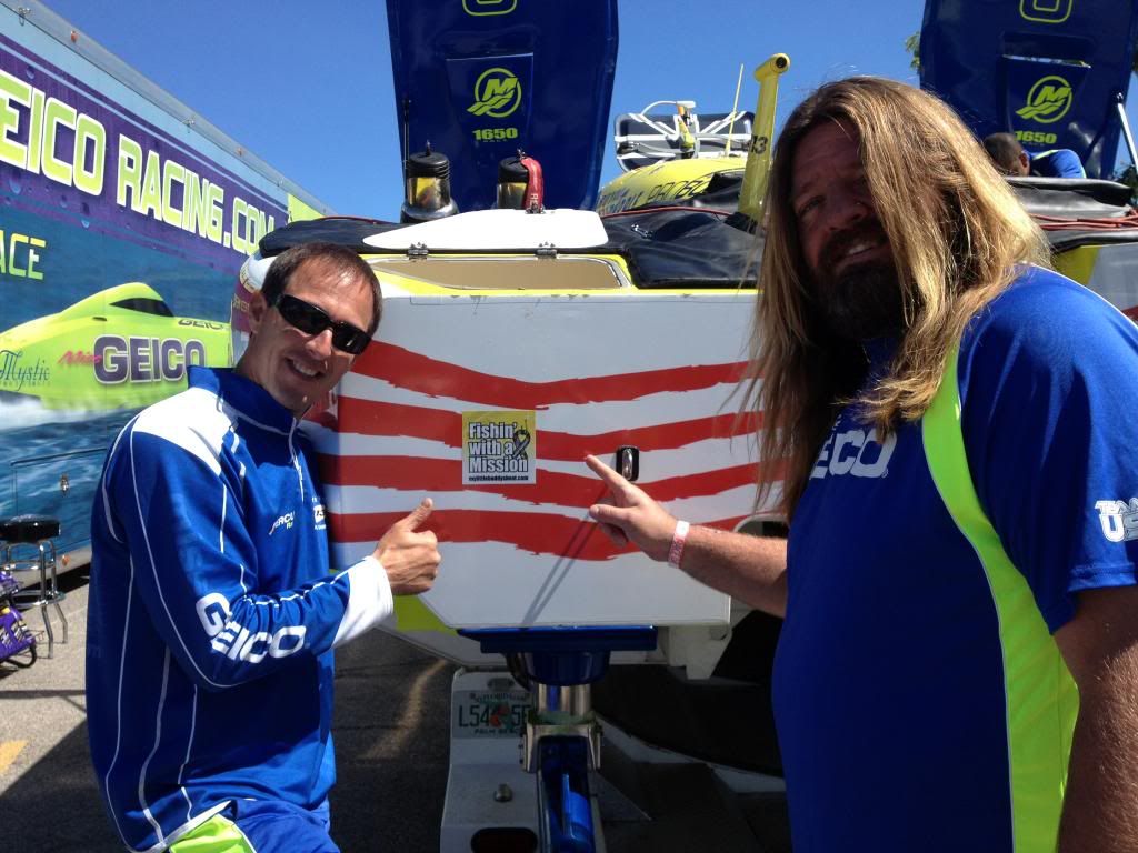 Thank you Miss GEICO Racing & Mercury Racing